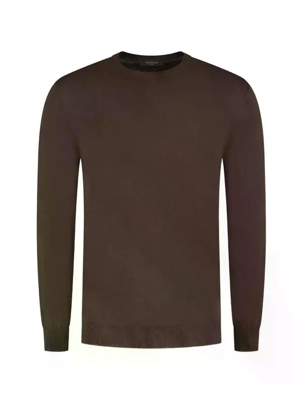 ZANONE Knitted Sweater - Brown