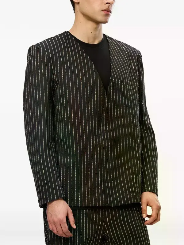 HAMZA 247 Striped Blazer