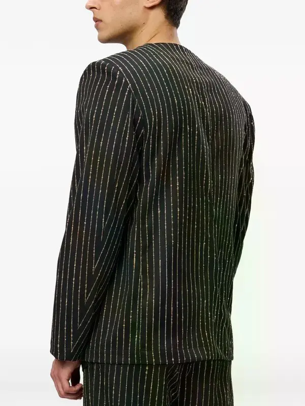 HAMZA 247 Striped Blazer