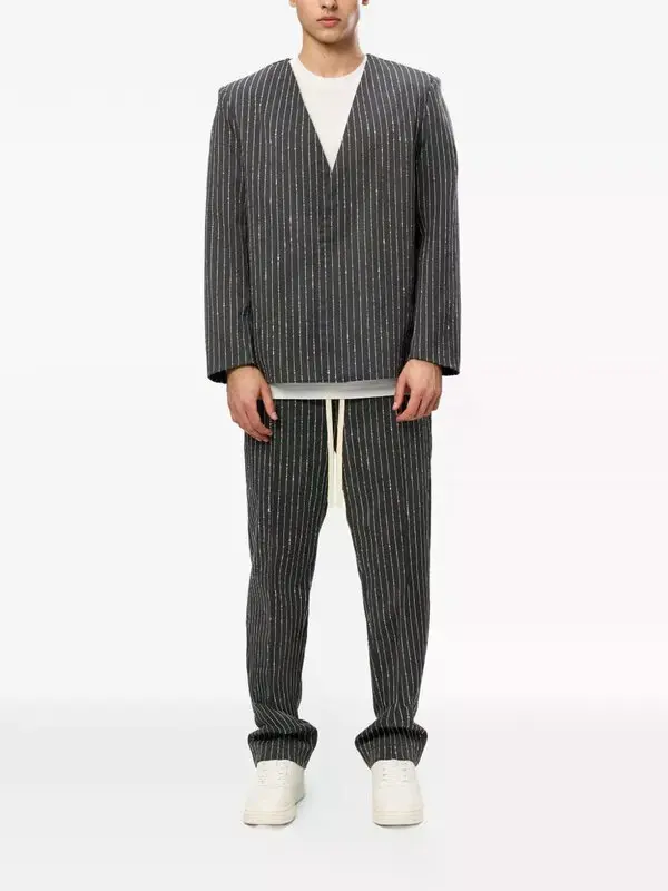 HAMZA 247 Striped Blazer