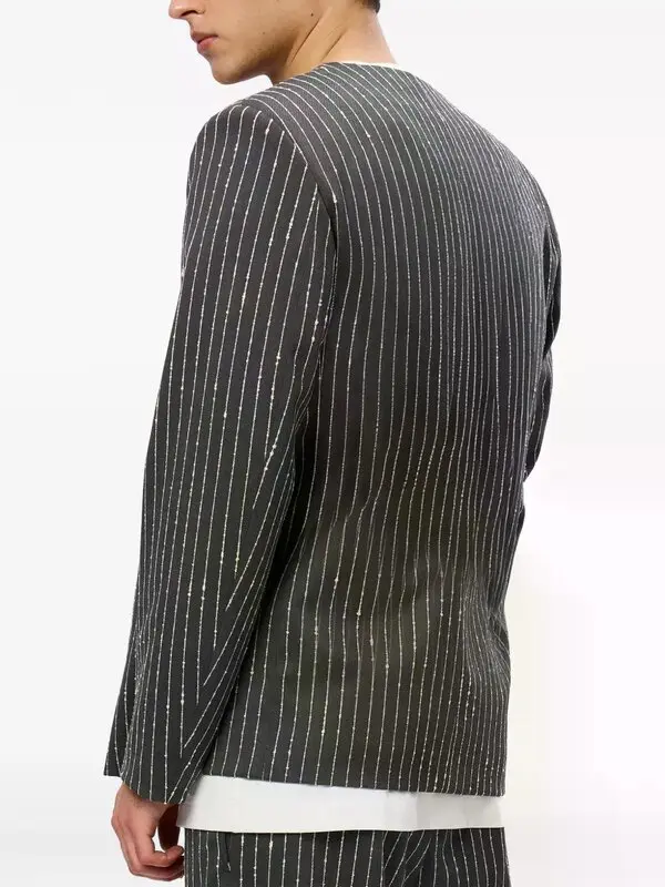 HAMZA 247 Striped Blazer