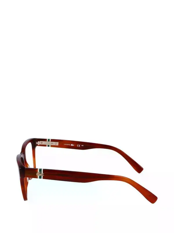 Lacoste Full-rim Square Eyeglasses - Brown