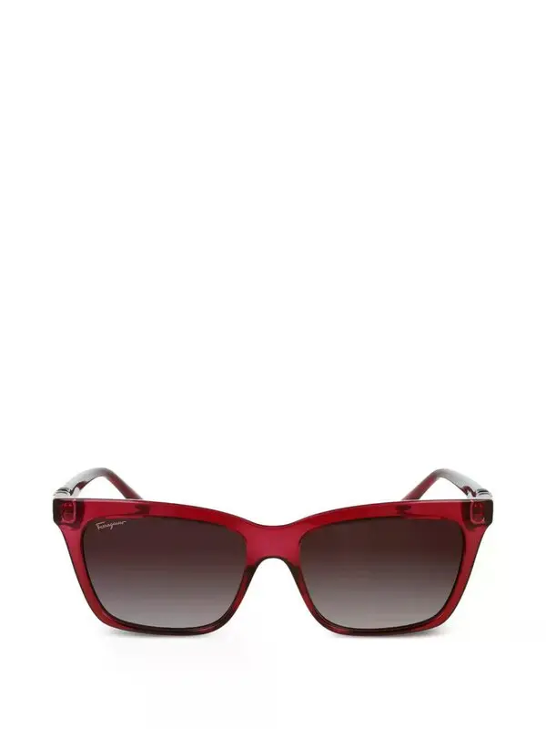 FERRAGAMO Square-frame Sunglasses - Red