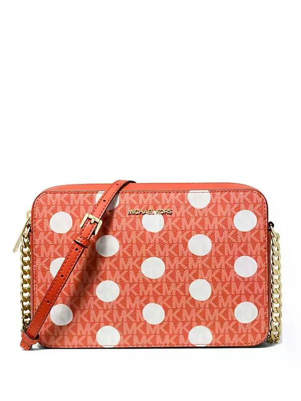 Michael Kors Polka-dot Cross Body Bag - Red