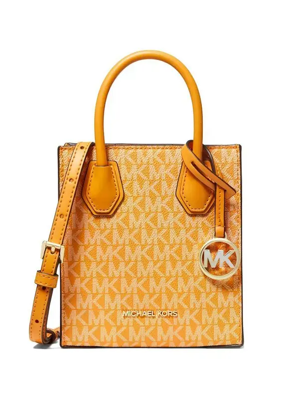 Michael Kors Leather Cross Body Bag - Orange