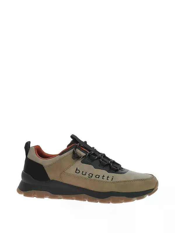 BUGATTI Panelled Lace-up Sneakers - Neutrals