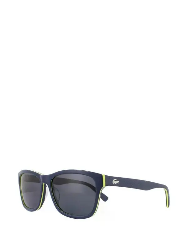 Lacoste Full-rim Rectangle Sunglasses - Blue