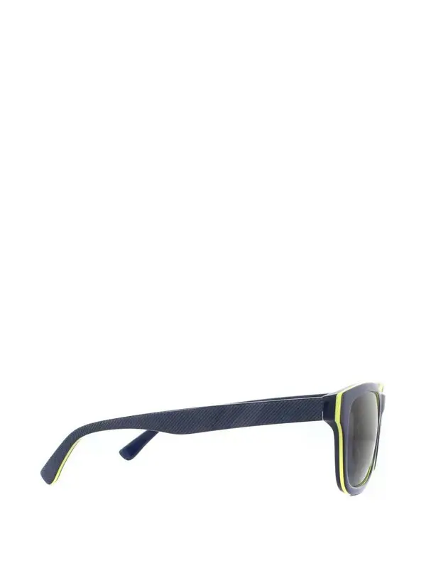 Lacoste Full-rim Rectangle Sunglasses - Blue