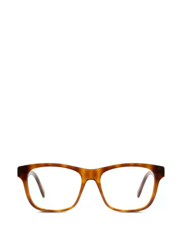 Lacoste Square Frame Eyeglasses - Brown
