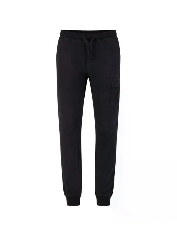 Stone Island Drawstring Track Pants - Black