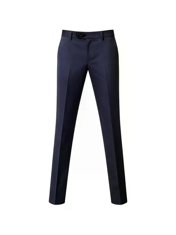 FRANZESE COLLECTION Button-fastening Pleated Trousers - Blue