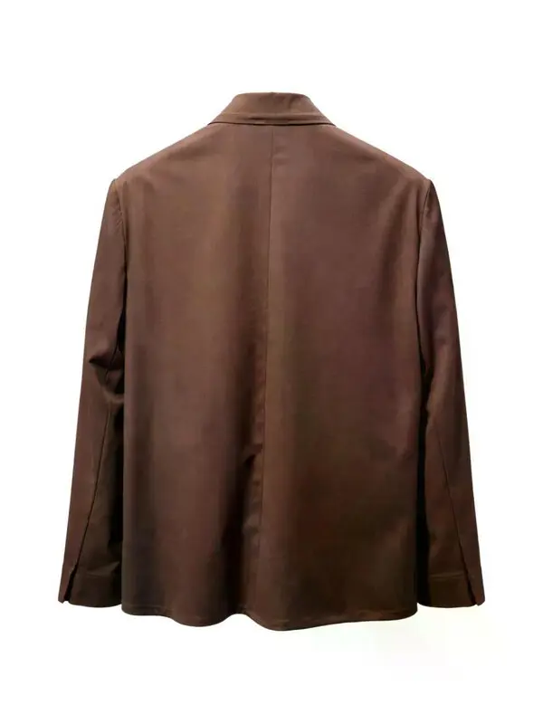 FRANZESE COLLECTION Chest-pockets Button-down Jacket - Brown