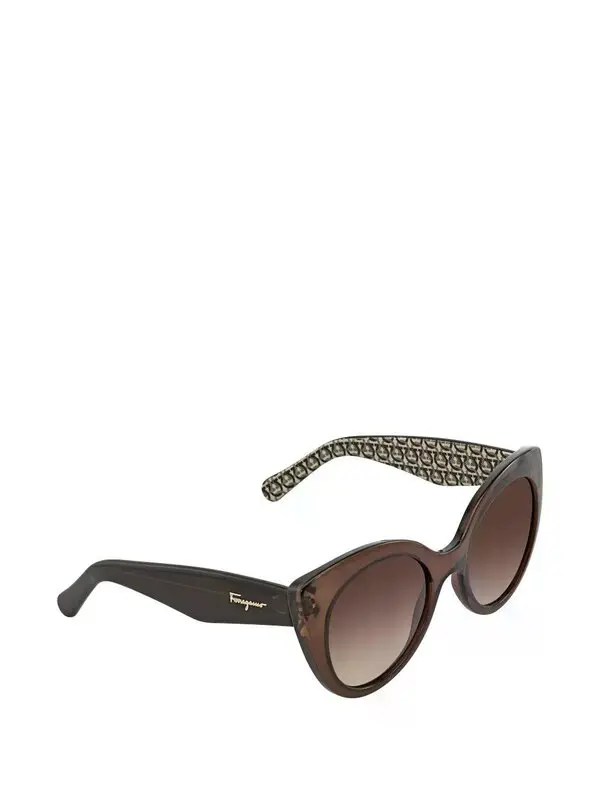 FERRAGAMO Cat-eye Full-rim Sunglasses - Brown