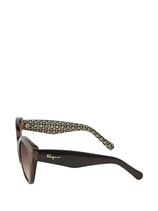 FERRAGAMO Cat-eye Full-rim Sunglasses - Brown