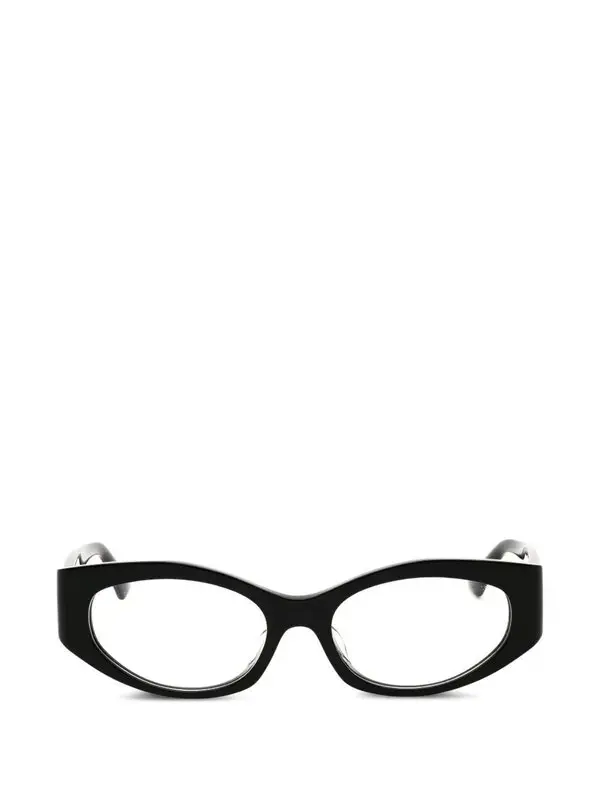 Versace Oval-frame Eyeglasses - Black