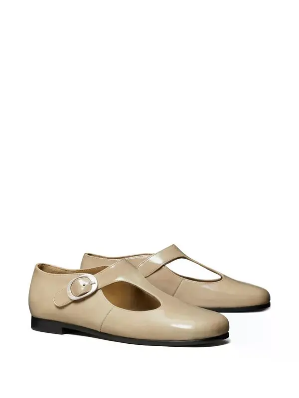 Tory Burch T-strap Ballet Flats - Neutrals
