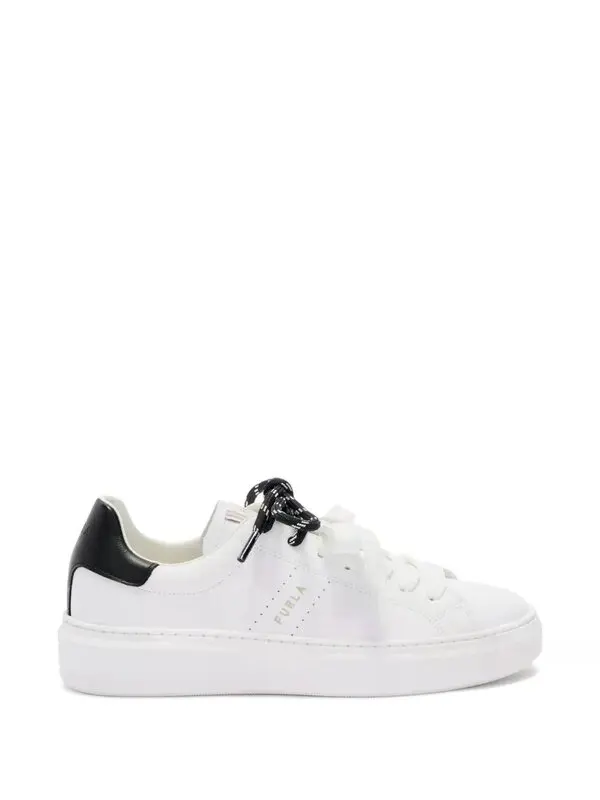 Furla Lace-up Sneakers - White