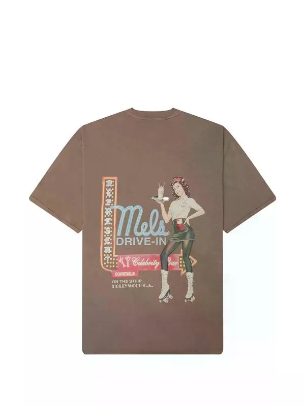 REPRESENT X Mel's Diner Pocket Graphic T-shirt - Brown