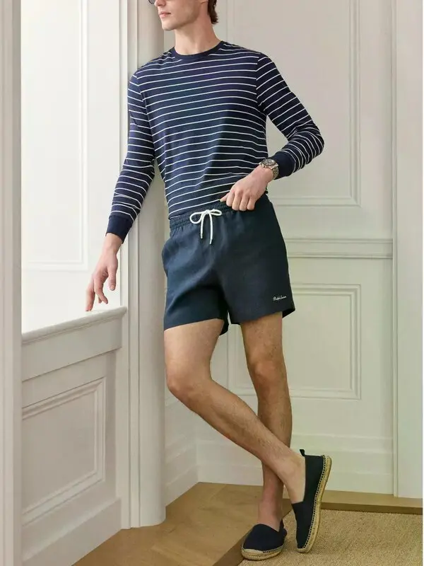 Ralph Lauren Purple Label Amalfi Linen Swim Shorts