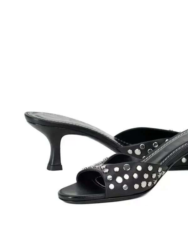 Staud Brigitte Studded Sandals - Black