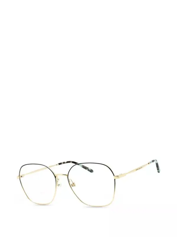 Marc Jacobs Square Full-rim Eyeglasses - Gold