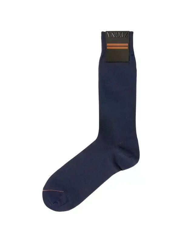 Zegna Long Socks - Blue