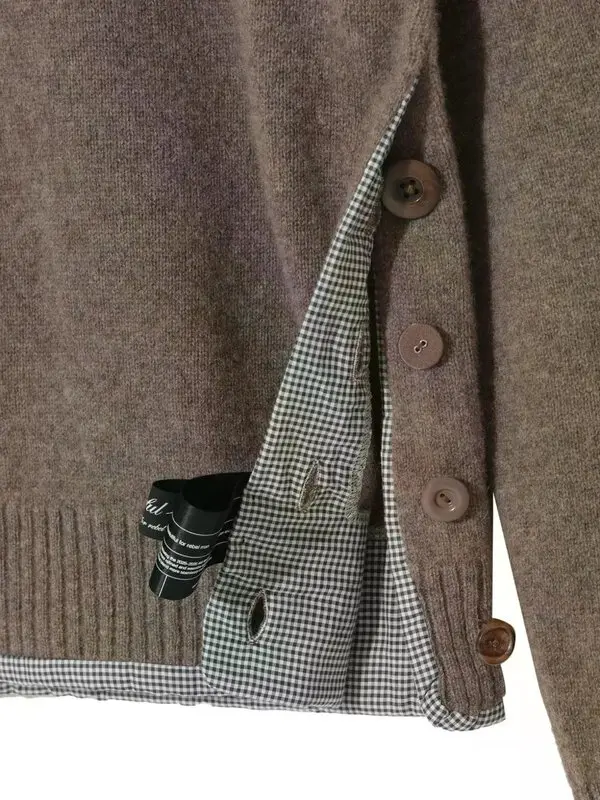 Undercover Ribbed-trim Sweater