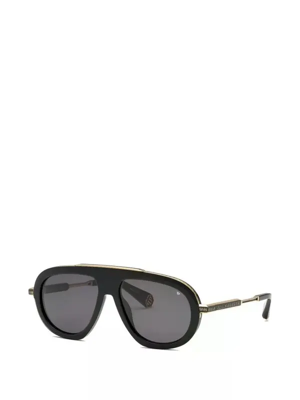 Philipp Plein Pilot-frame Sunglasses - Black