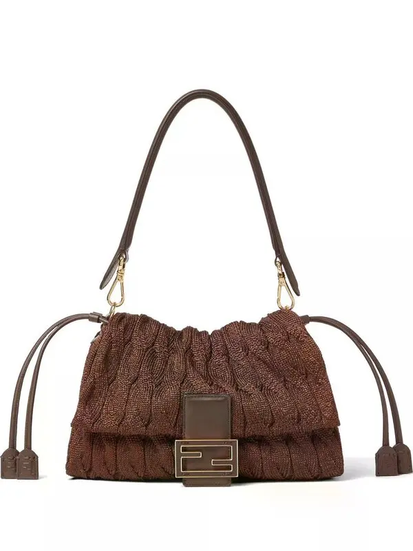Fendi Medium Mamma Baguette Shoulder Bag - Brown