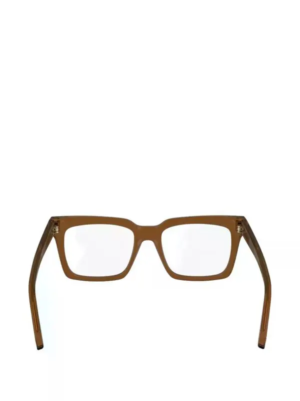 FERRAGAMO Square Full-rim Eyeglasses - Brown
