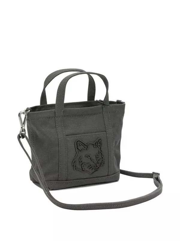 Maison Kitsuné Fox Head Tote Bag - Grey