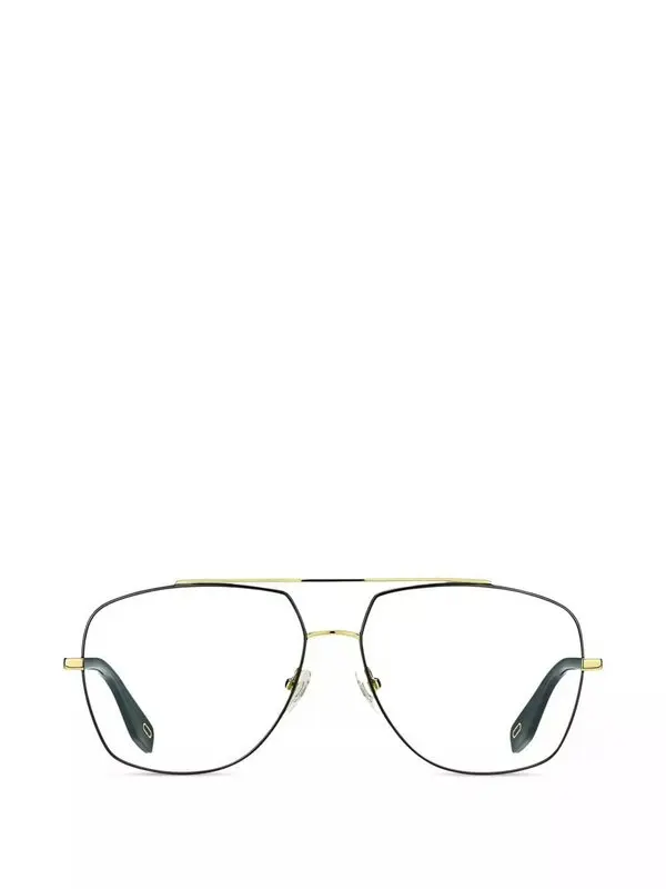 Marc Jacobs Full-rim Pilot Eyeglasses - Gold