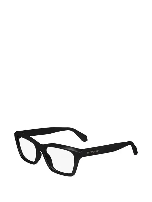 FERRAGAMO Square Full-rim Eyeglasses - Black