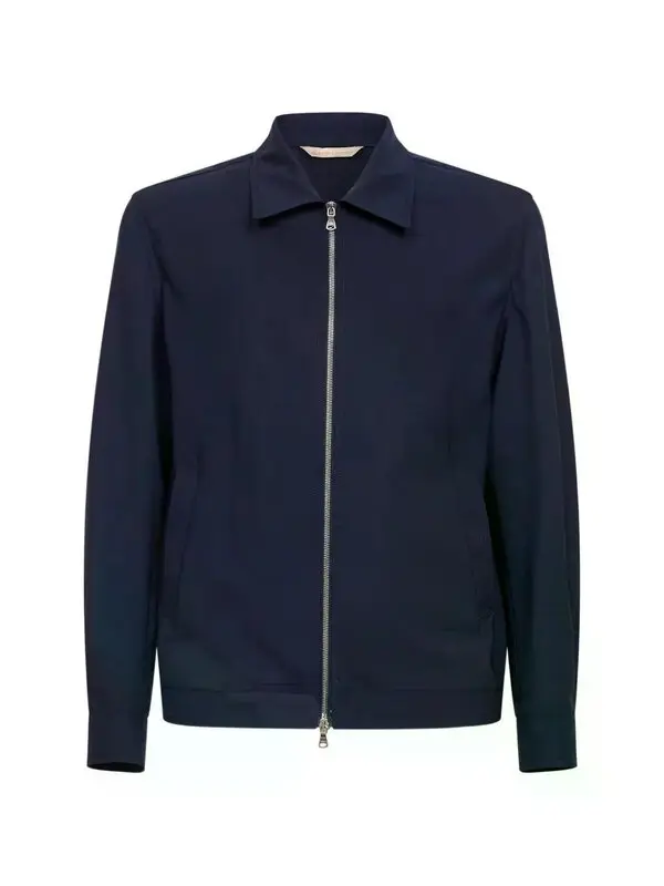 BRIGLIA 1949 Zip-up Shirt Jacket - Blue