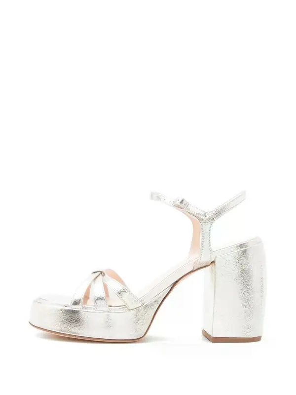 Agl Clio Platform Strappy Sandals - Silver