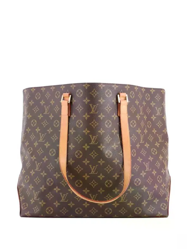 LOUIS VUITTON Cabas Alto Monogram Canvas Tote Bag - Brown