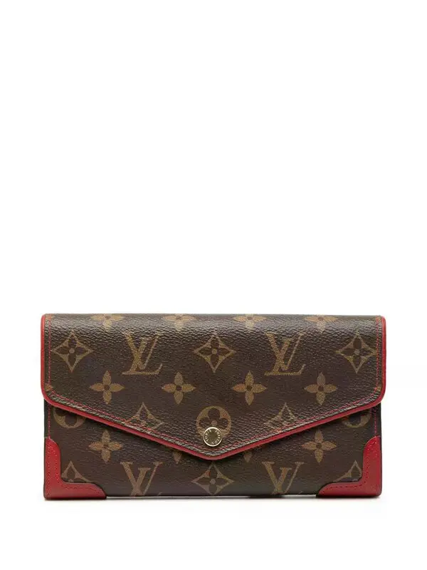LOUIS VUITTON 2019 Monogram Retiro Sarah Wallet Long Wallets - Brown