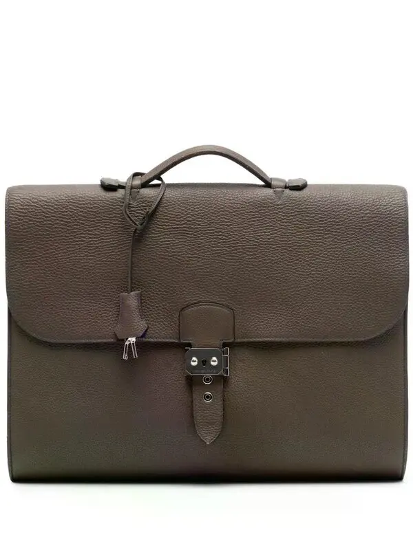 Hermès 2013 Togo Verso Sac A Depeches 38 - Brown