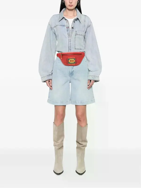Gucci Leather Logo Belt Bag