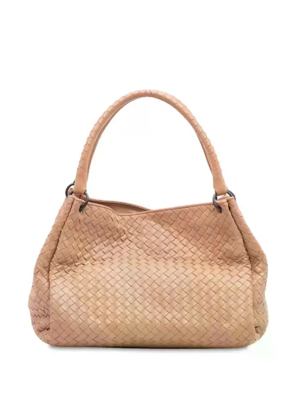 Bottega Veneta Nappa Intrecciato Parachute Tote Bag - Neutrals