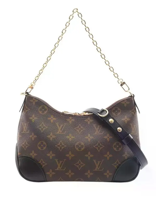 LOUIS VUITTON 1990-2010 Monogram Boulogne Satchel - Brown