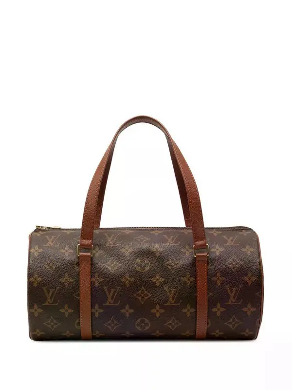LOUIS VUITTON 2000 Monogram Papillon 30 Handbag - Brown