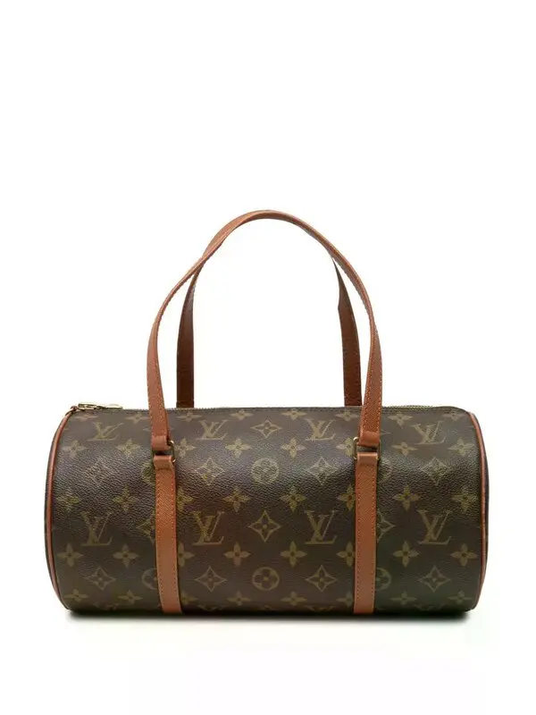 LOUIS VUITTON 1996 Monogram Papillon 30 Handbag - Brown