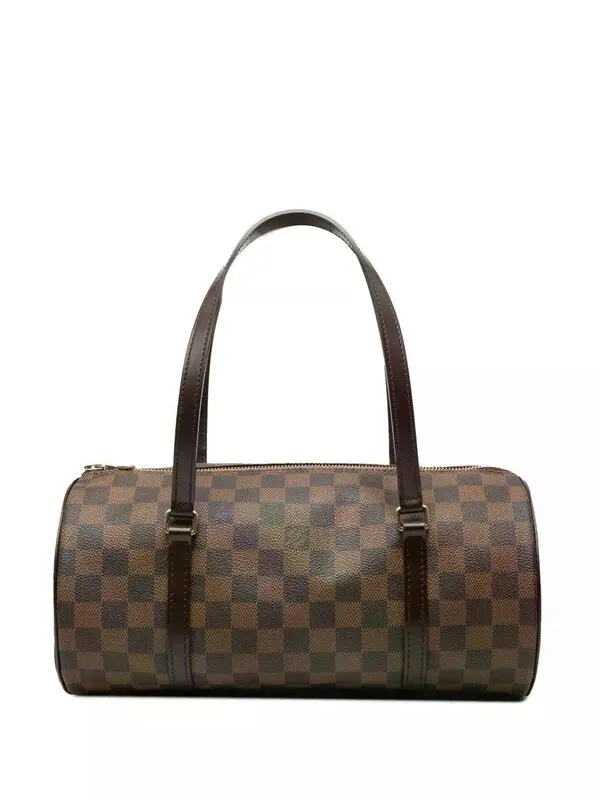 LOUIS VUITTON 2006 Damier Ebene Papillon 30 Handbag - Brown