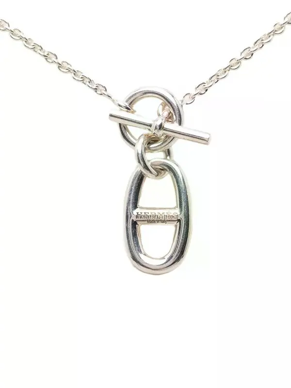 Hermès 2010-2026 Sterling Chaine D Ancre Pendant Necklace - Silver