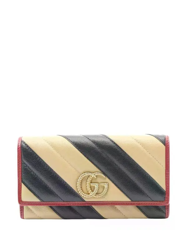Gucci 2016-2026 Gg Marmont Wallet Long Wallets - Black