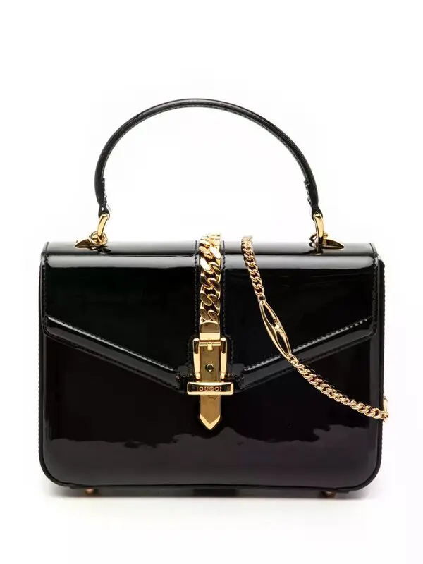 Gucci Mini Sylvie 1969 Top Handle Satchel - Black