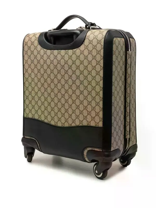 Gucci Gg Supreme Carry On Rolling Suitcase