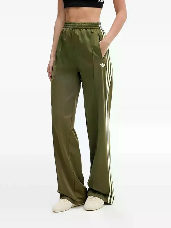Adidas Firebird Side-stripe Track Pants - Green