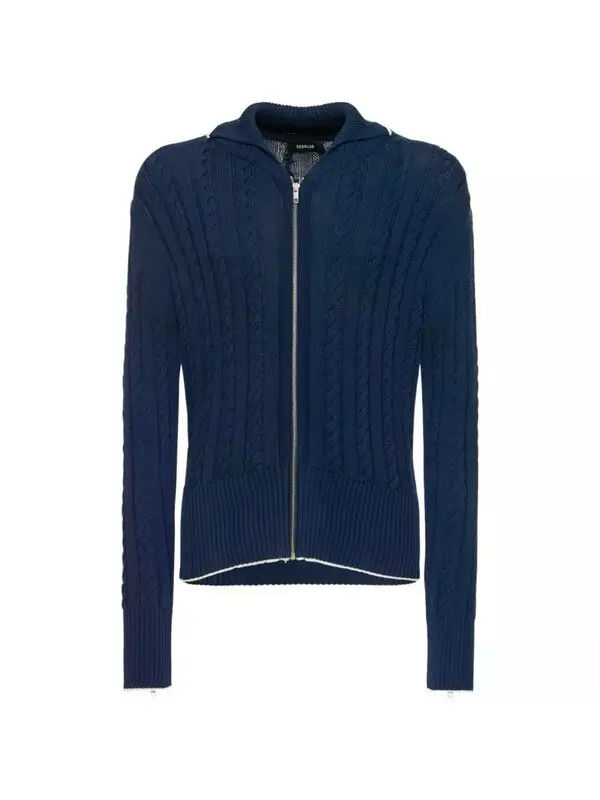EGONLAB Graphic Knitted Cardigan